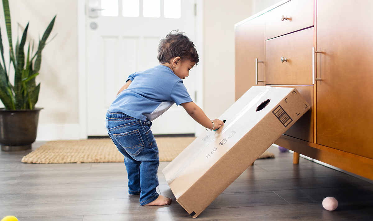 DIY ball chute box | Lovevery